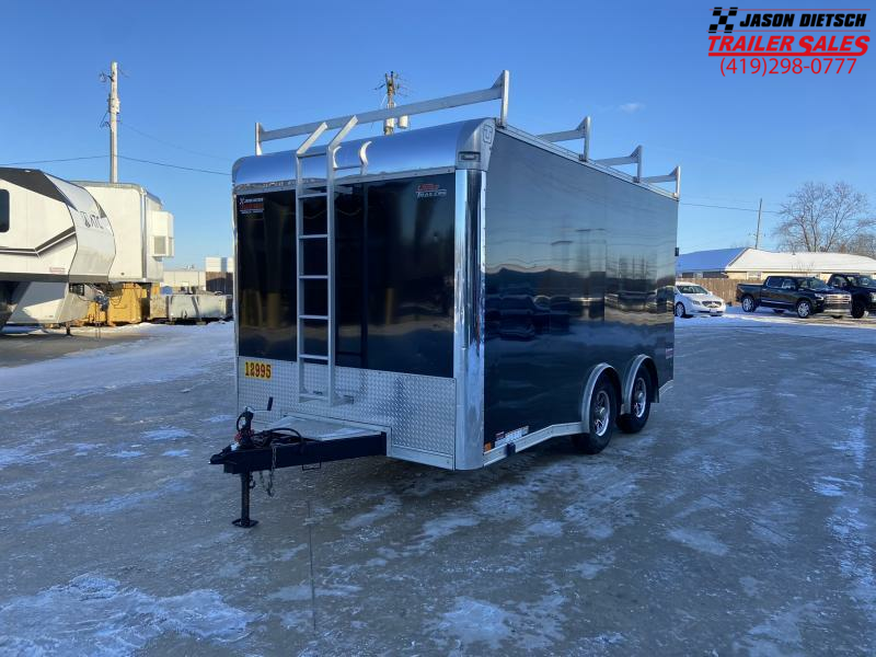 United UXT 8.5x16 Commercial Grade Tool Crib Trailer w/Rear Ramp Door ...