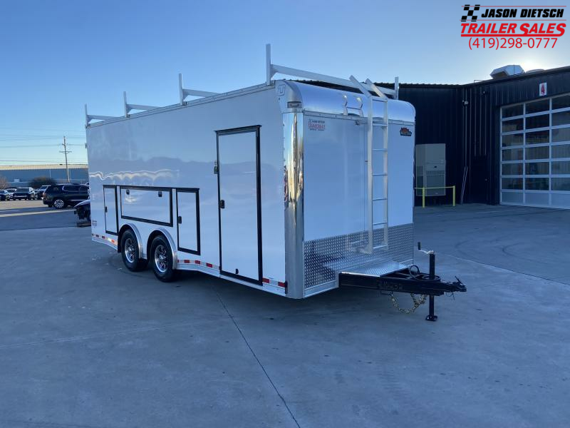 United UXT 8.5x20 Commercial Grade Tool Crib Trailer 14K W/Rear Ramp ...