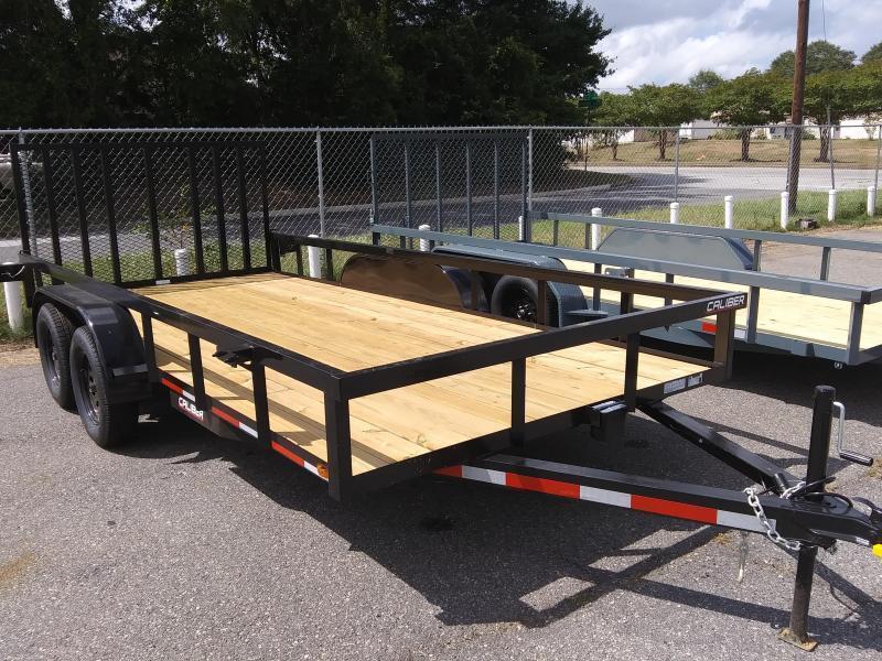 2022 Caliber Trailer Mfg 7X16TA Utility Trailer | Near Me