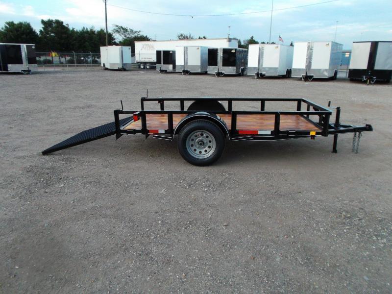 2024 J&C Trailers 5x10 Utility Trailer / Wrap Tongue / 4ft Ramp Gate in ...