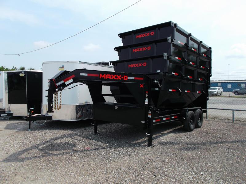 PACKAGE DEAL - 2022 MAXXD 83x14 ROX 14K Gooseneck Roll off Dump Trailer ...