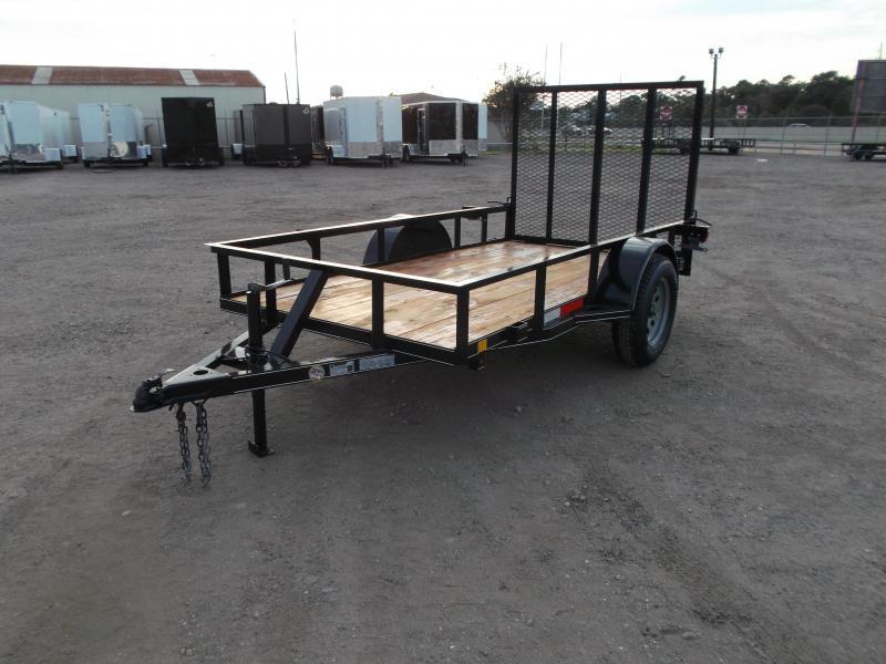 2024 J&C Trailers 5x10 Utility Trailer / Wrap Tongue / 4ft Ramp Gate in ...