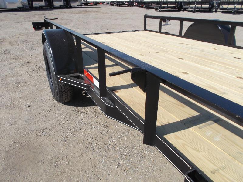 WOW SPECIAL - 2022 TTC 77x12 Single Axle Utility Trailer / C-Channel ...