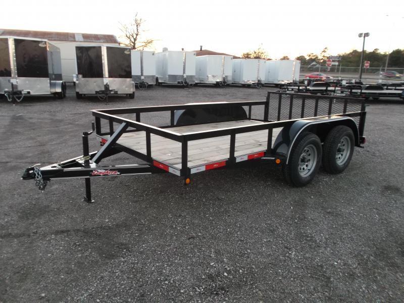 2022 Longhorn Trailers 12ft Tandem Axle Utility Trailer / 2ft Dovetail ...
