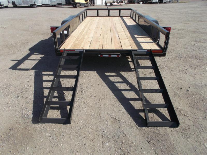 2023 J&C Trailers 83x16 Utility Trailer / Lowboy Trailer / 5ft Slide ...