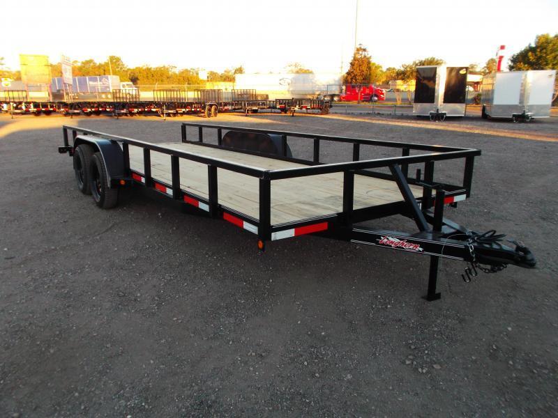 2021 Longhorn Trailers 83x20 Utility Trailer w/ 5ft Slide Out Ramps ...