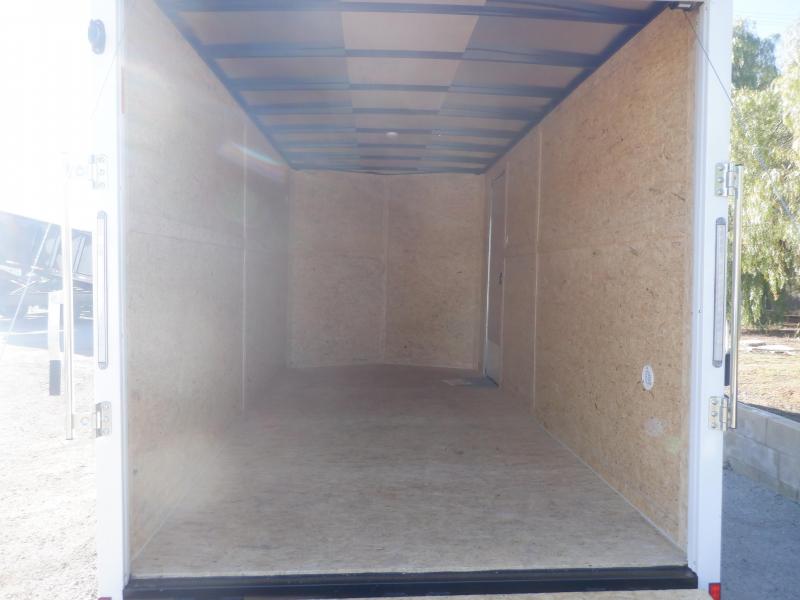 2022 Jasper Cargo 7x16 V Nose/Rear Ramp in Murrieta, CA | Trailer Trader