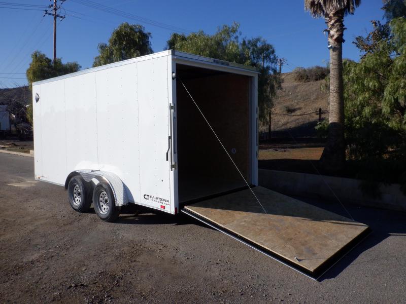 2022 Jasper Cargo 7x16 V Nose/Rear Ramp in Murrieta, CA | Trailer Trader