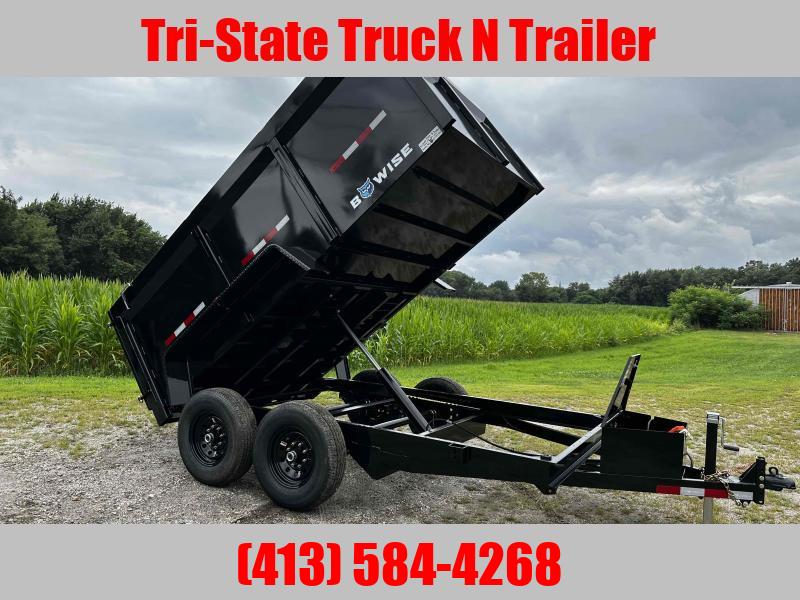 2025 Bwise Bri-Mar 7x12 12k GVW 44" sides Dump Trailer w/ramps in Northampton, MA | Trailer Trader