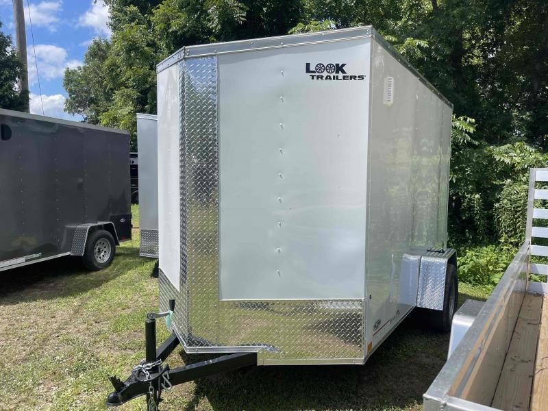 2025 Look Trailers DLX 6x10 78" Interior Enclosed Cargo Trailer w/ramp ...