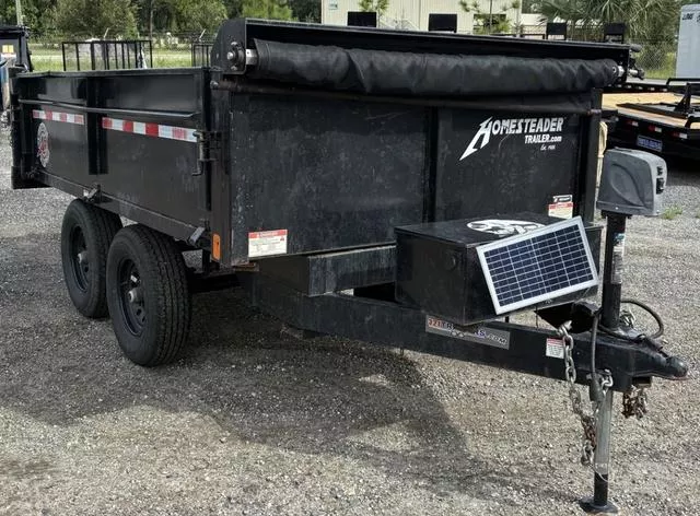 2023 Homesteader Trailers 6 x 10 Dump Trailer Dual Axle with Power Lift ...