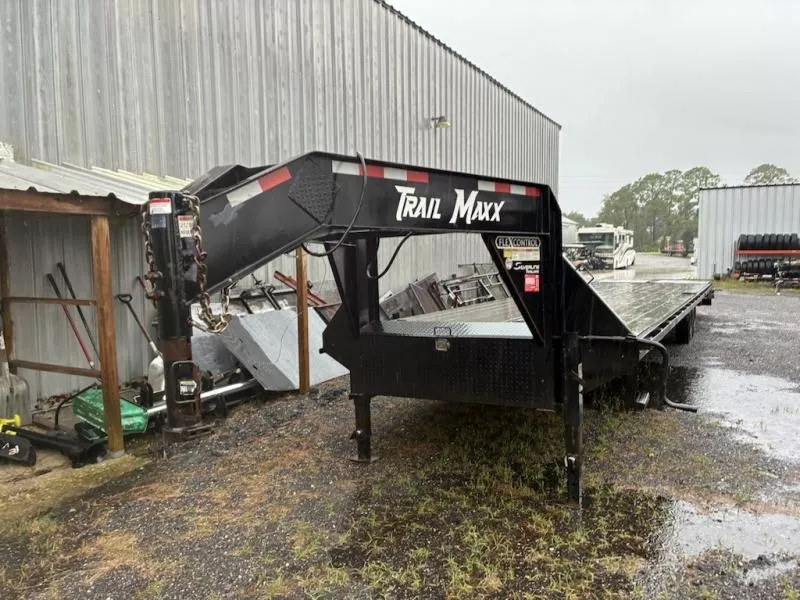 2023 Trailmaxx 40 FT. GOOSENECK TRAILER WITH MEGA RAMPS & 7K DUAL AXLES ...