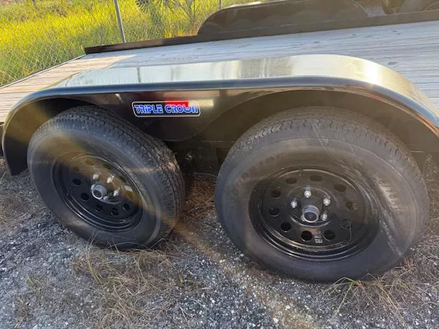 2025 Triple Crown Trailers, Inc. 7x18 Car Hauler Trailer Wood Deck ...