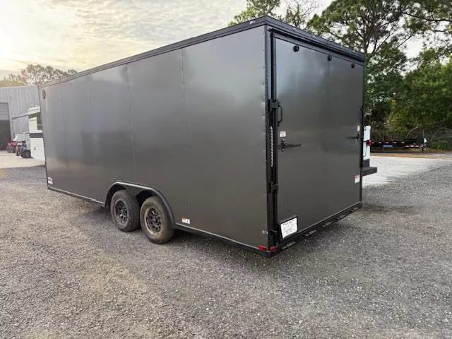 2026 Quality Cargo 8.5 x 20 Tandem Axle Enclosed Trailer Charcoal Grey ...