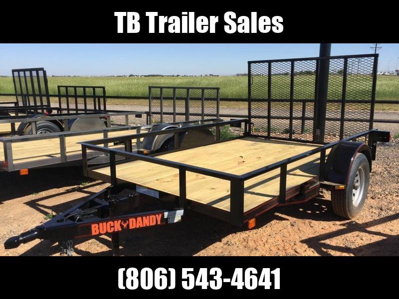 Buck Dandy 77X10 Single Axle Utility w/ Ramp Gate in Lubbock, TX ...