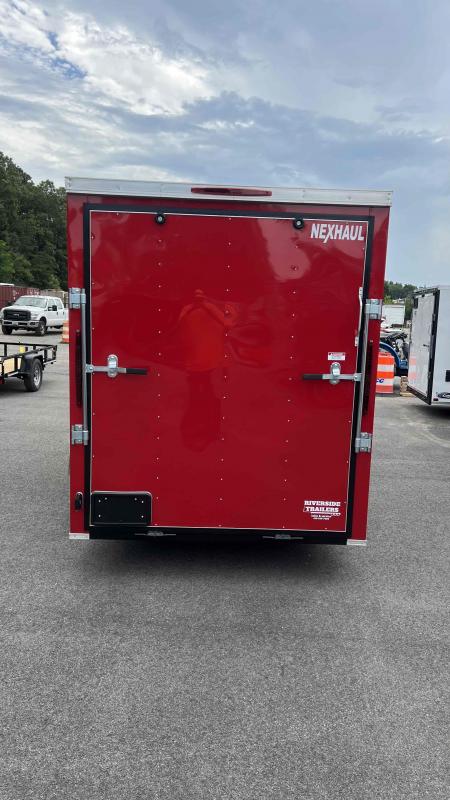 2023 Nexhaul 6 x 12 Single Axle Red Enclosed Cargo / Enclosed Trailer ...