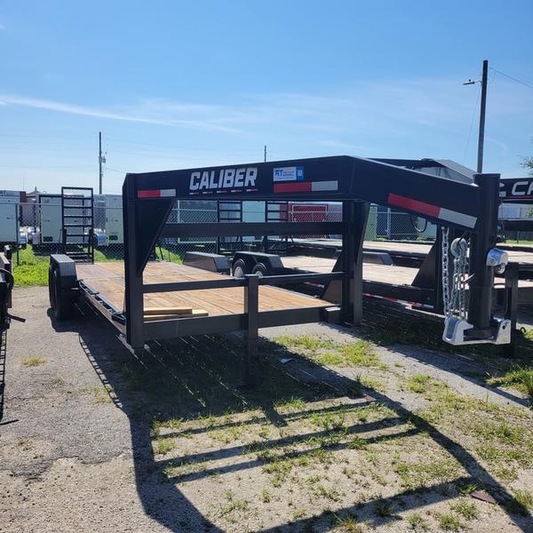 2022 Caliber Trailer Mfg 7'X 24' GOOSENECK 16K Equipment Trailer in St ...