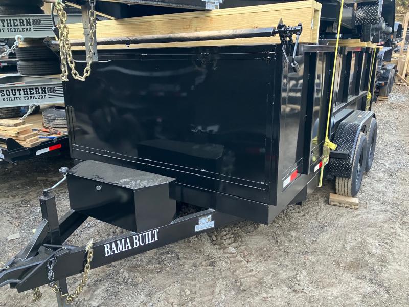 2024 Bama BuiltTrailers 7X14 14K 3ft Sides 7 Ton Barn Doors Ramps Tarp ...
