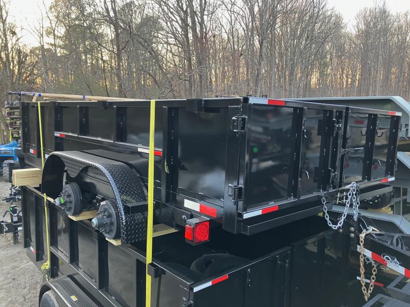 2024 Bama BuiltTrailers 7X14 14K 2ft Sides 7 Ton Barn Doors Ramps Tarp ...