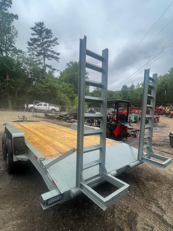 2024 Southern 7x18 HD 16k 8 Ton HD I-Beam Bobcat Skid Steer Fold Up ...