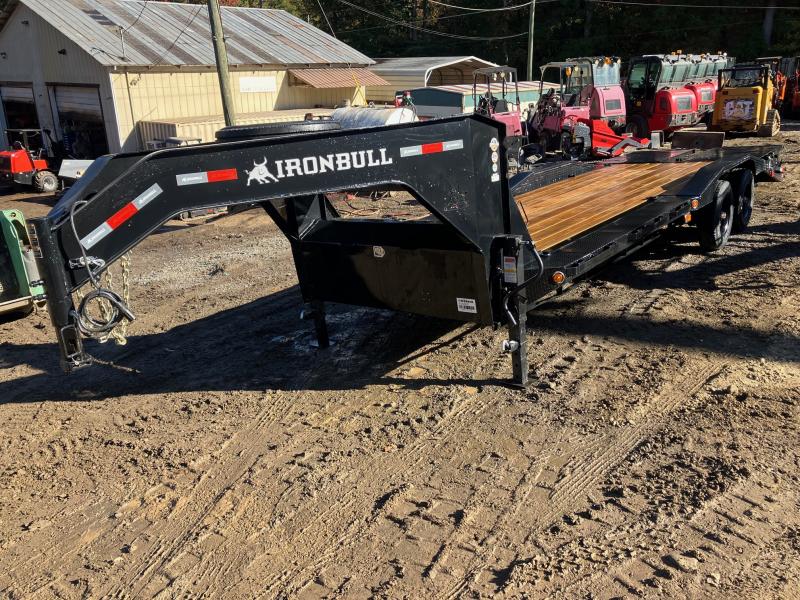 2023 Iron Bull Gooseneck 8.5x26 25k HD Driveover Equipment Trailer ...