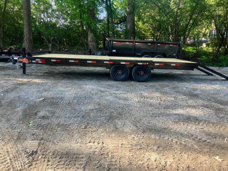 2024 Down To Earth 8.5x20 10k 5 Ton Low-Pro Flatbed Deckover Trailer ...