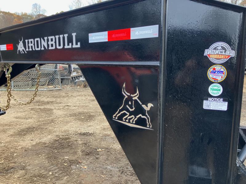 2024 Iron Bull 7x16 3ft 20k 10 Ton Gooseneck Dump Trailer, Ramps and ...