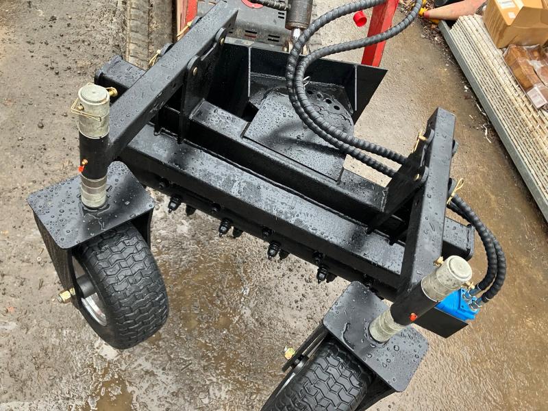 Iron Rhino 44 Dingo Power Rake Harley Rake Mini Skid Universal Attachment