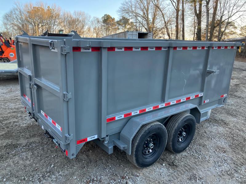 2024 Souhern Utility 7x14 14K 4ft 7 Ton TELE Telescopic Barn Door Dump Trailer, 14 Ply in ...