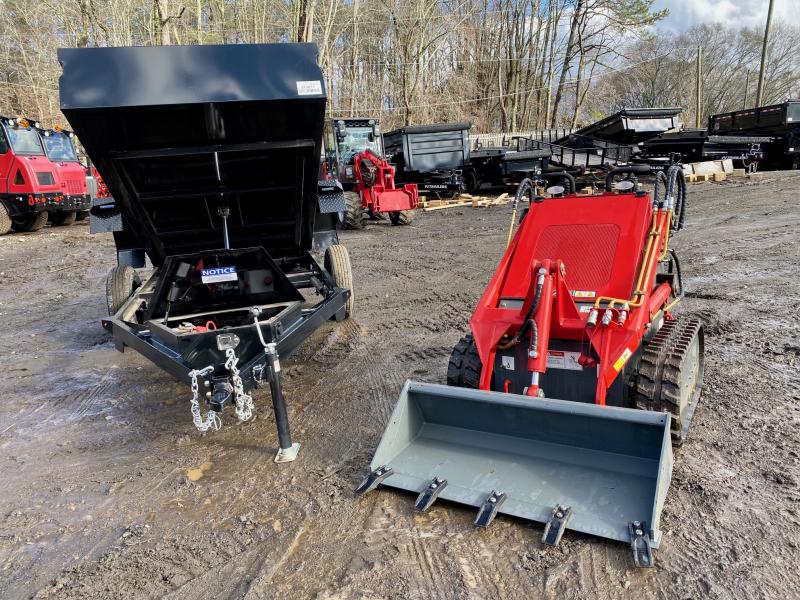 2022 Hysoon HY380TH Mini Skid Steer + 2023 Norstar Trailers DUB 5x10 ...