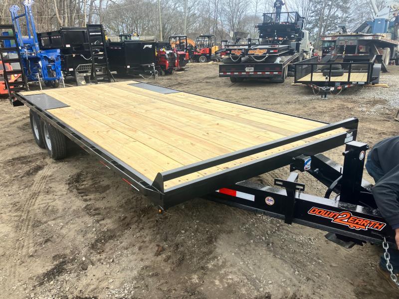 2023 Down To Earth 8.5x20 14k 7 Ton Low-Pro Flatbed Deckover Trailer ...