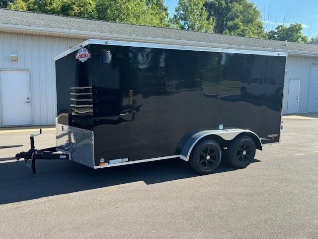 2025 Cargo Mate 7x14 V-Nose Double Door Slope Nose Cargo / Enclosed ...