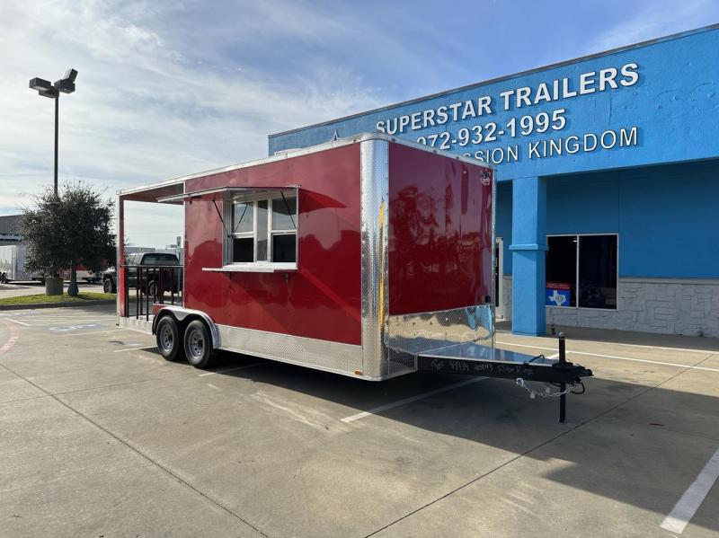 2024 Quality Trailers 8.5 x 20 Food / BBQ Vending / Concession Trailer ...