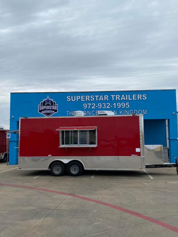 2024 Quality Trailers 8.5 x 20 Superstar Food Vending / Concession ...
