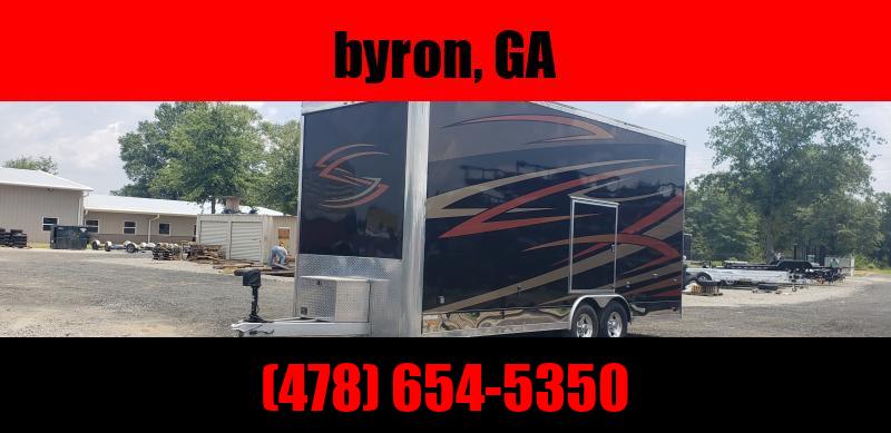 2008 Roadmaster 8x 22 stacker carhauler trailer enclosed 2 car in Byron ...