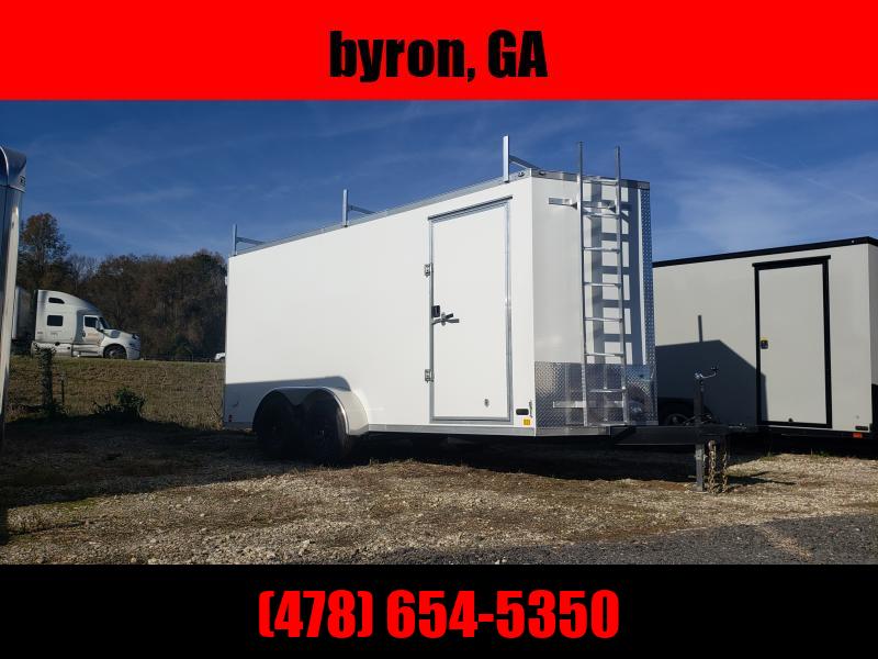 2023 Cell Tech 7x16 trailer contractor grade with ladder rack w barn ...