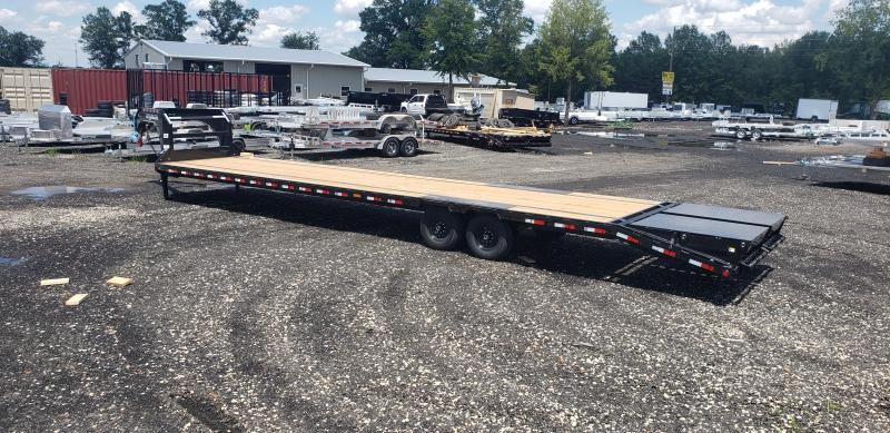 2023 PJ Trailers 40 FT hotshot deckover trailer flatbed with monster ...