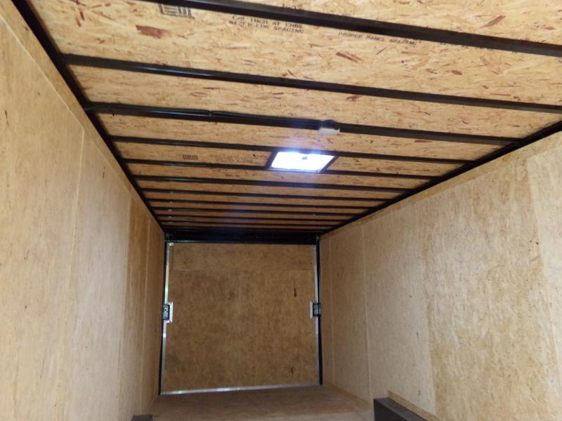 elite cargo8.5x26 7'6 height White Spread axles ramp door Enclosed ...