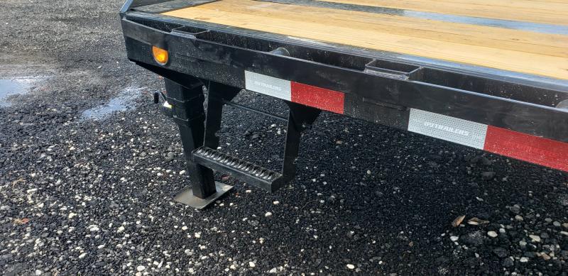 2023 PJ Trailers 40 FT hotshot deckover trailer flatbed with monster ...