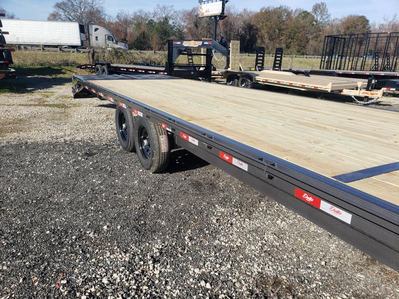 2023 DELTA Trailers 40 FT hotshot deckover trailer flatbed with monster ramps Flatbed Trailer in ...