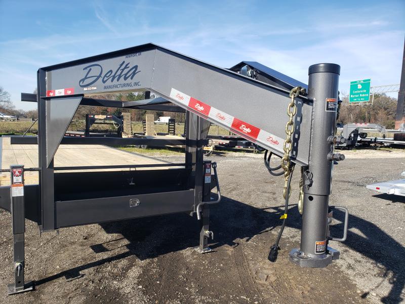 2023 DELTA Trailers 40 FT hotshot deckover trailer flatbed with monster ...