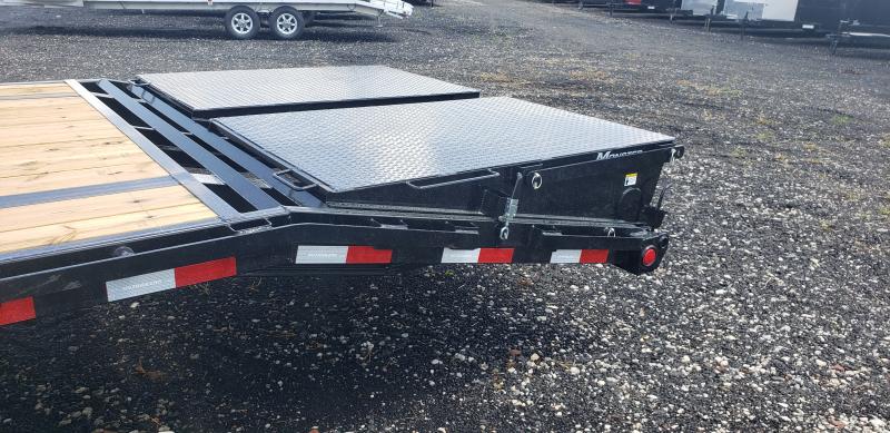 2023 PJ Trailers 40 FT hotshot deckover trailer flatbed with monster ...