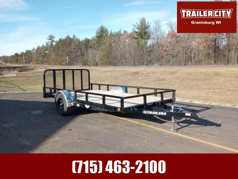 2024 PJ Trailers 83" x 14' Single Axle Channel Utility (U8) Utility ...