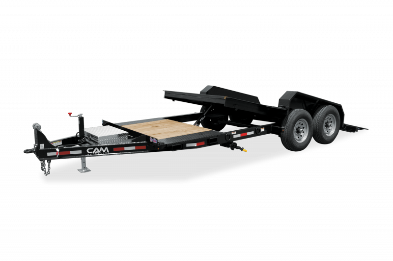 2024 Cam Superline 8 Ton 20' Split Tilt Deck Between The Wheels Extra Wide Trailer. 83" Wide x ...