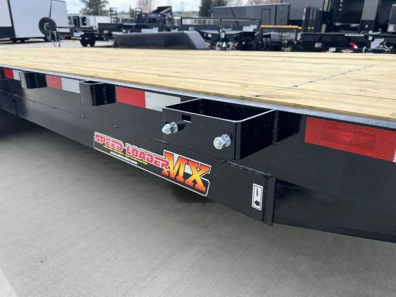 NEW 2025 H&H Speedloader 24’ Manual TILT flatbed Trailer 2-5200 lb ...