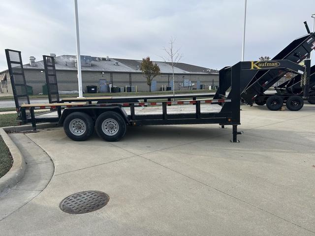 2015 Kaufman Trailers 15000 GVWR Deluxe Wood Floor Skid Steer Trailer ...