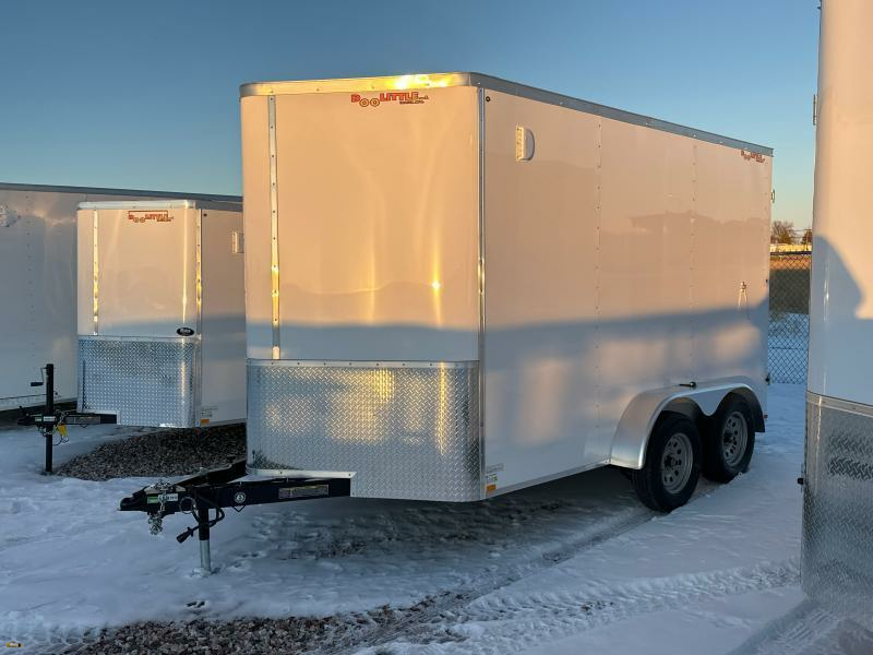 2023 Doolittle Trailer Mfg 7x12 Premier Cargo / Enclosed Trailer WHITE ...