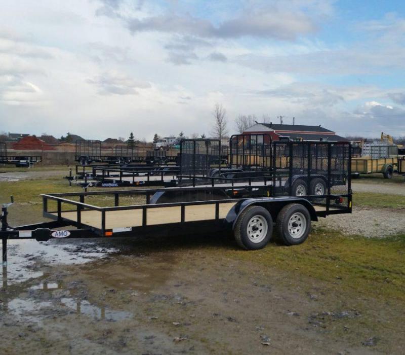 2022 American Manufacturing Operations (AMO) US081 Utility Trailer ...