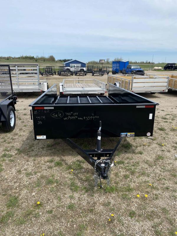 2022 H&H Trailers 6.10 X 14 LAND SOLID SIDE Landscape Trailer in ...