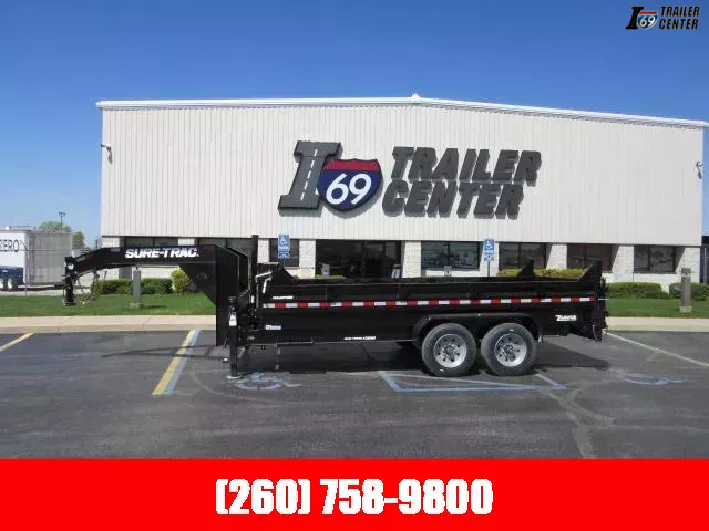 2025 Sure-Trac 7 x 16 Pro Series Telescopic Dump Gooseneck 17.6K in ...